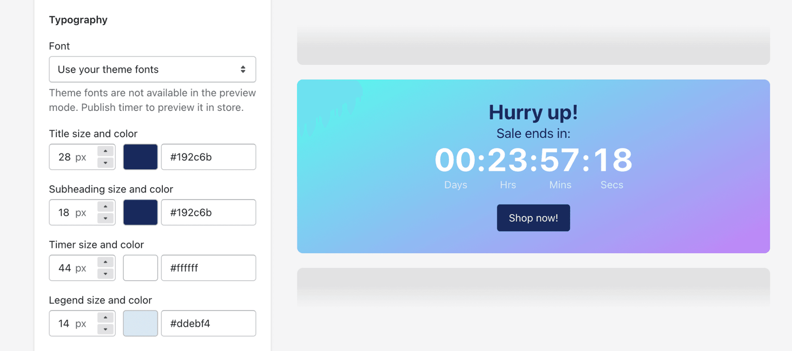 Landing Page Countdown Timer – Shopify Essential Countdown App