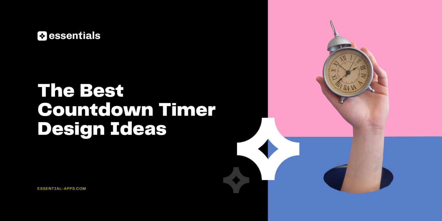 The Best Countdown Timer Design Ideas for Your Website - Essential Apps