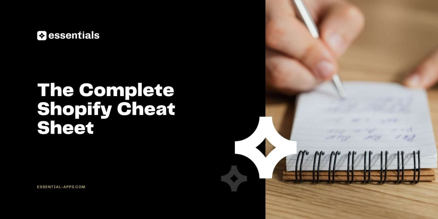 The Complete Shopify Cheat Sheet Every Store Owner Needs in 2026 - Essential Apps